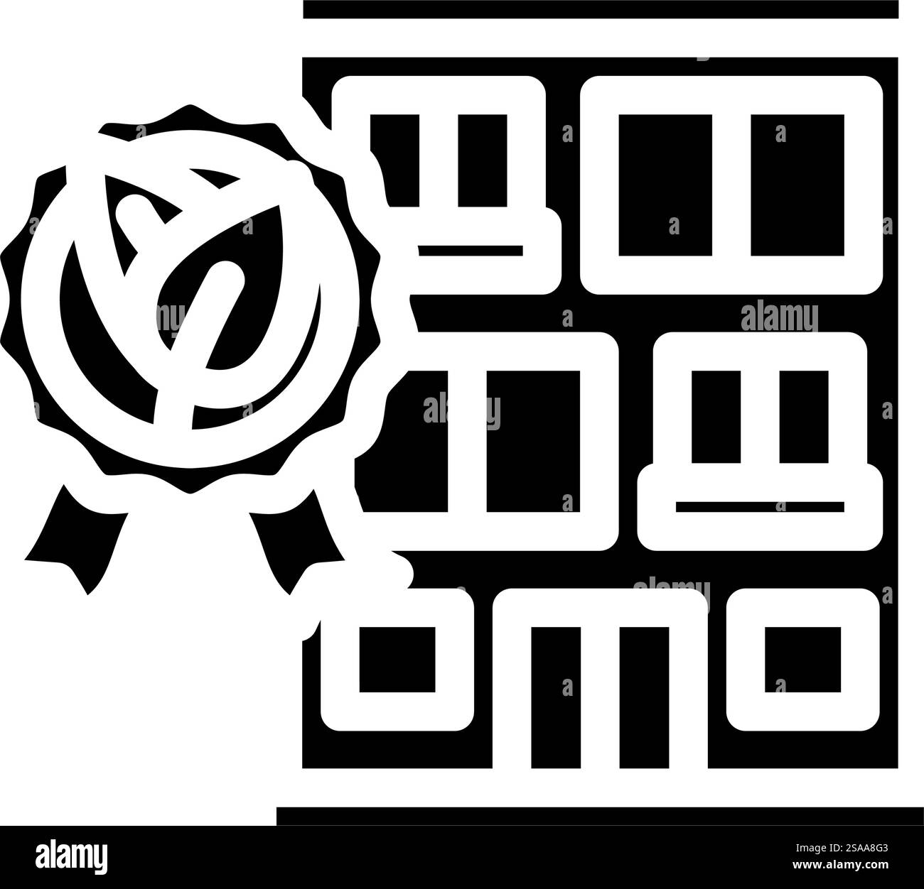 certification green building glyph icon vector. certification green ...