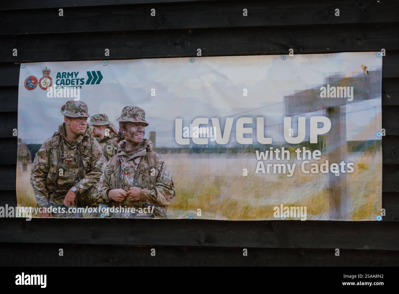 A recruitment poster for the Army Cadets, Level Up with the Army Cadets ...
