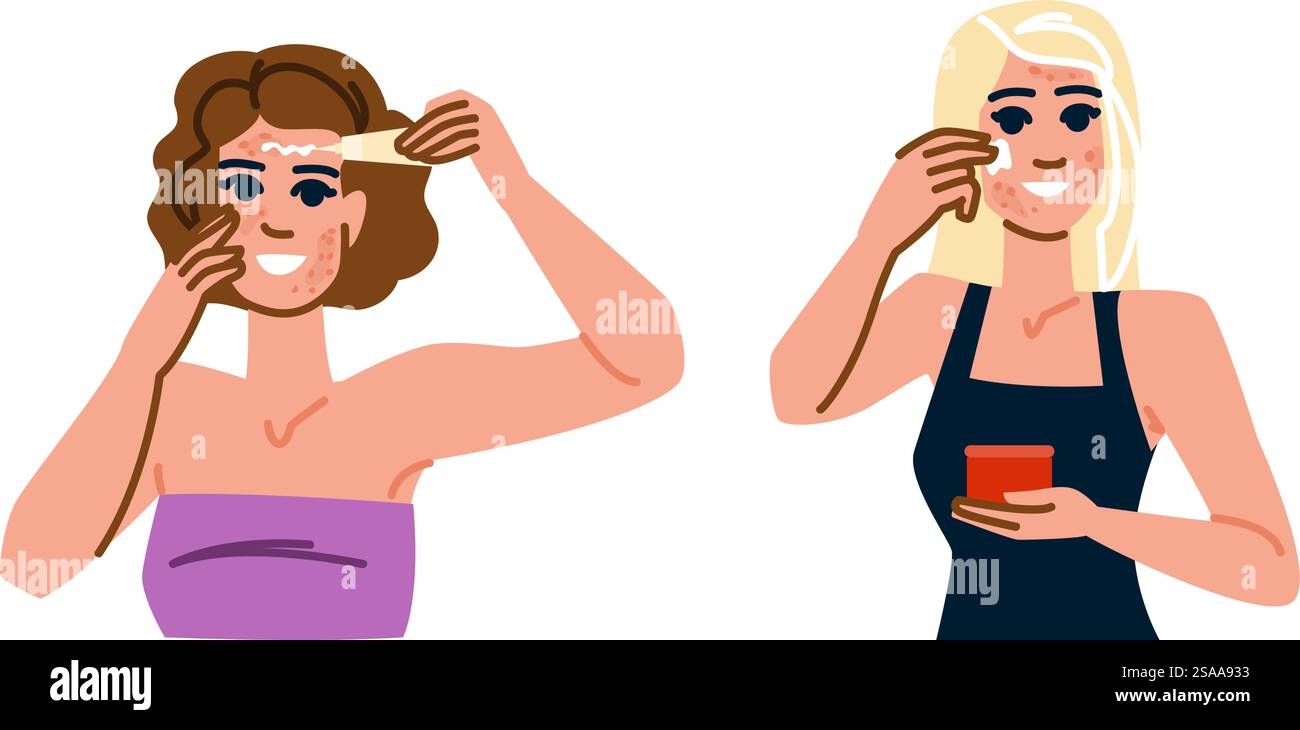 blemish acne cream vector. breakout clear, dermatology formula ...