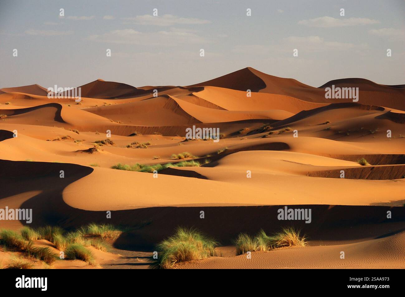 Sand dunes sunset in sahara hi-res stock photography and images - Alamy