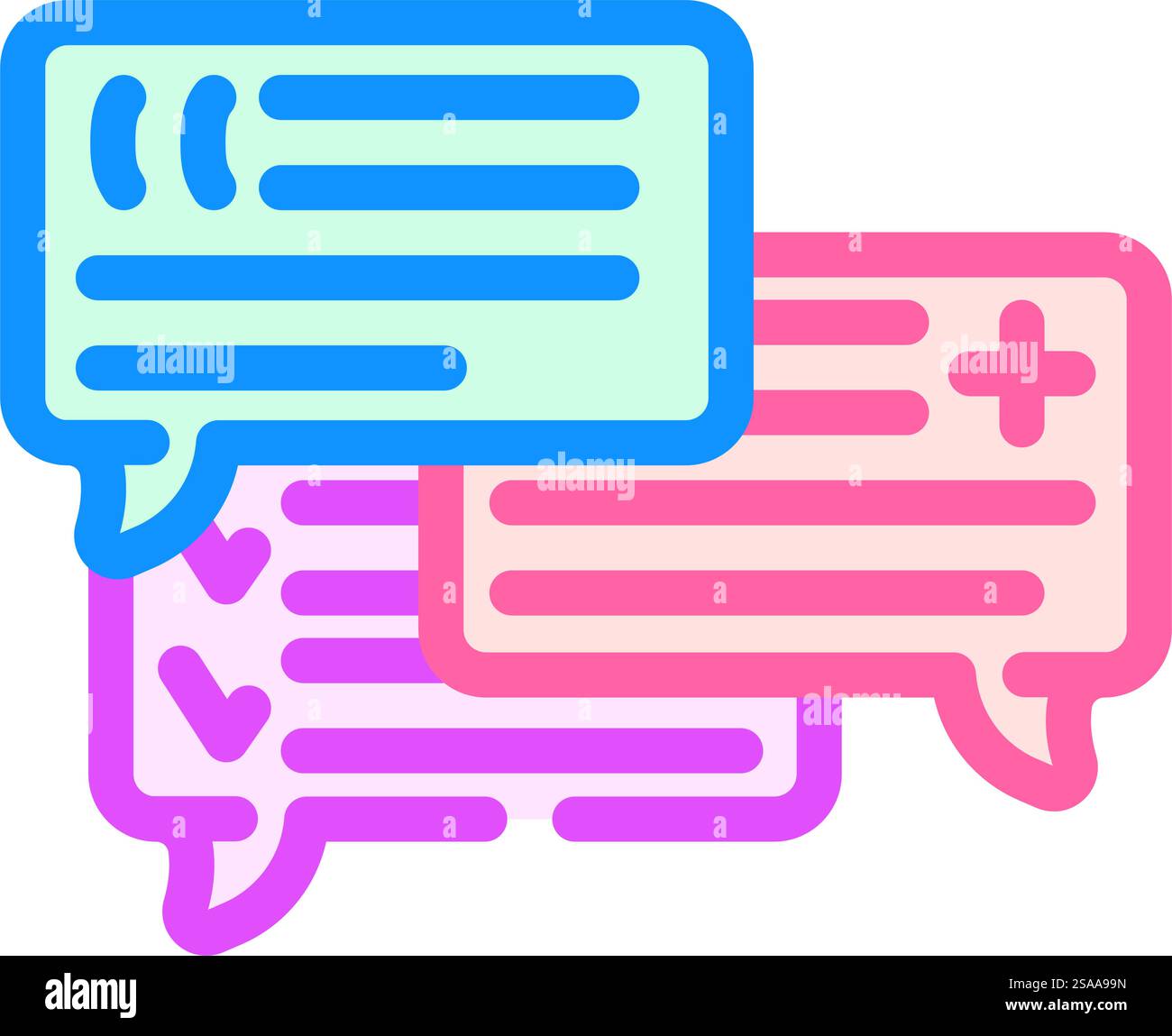 medical consultation cancer treatment color icon vector. medical ...