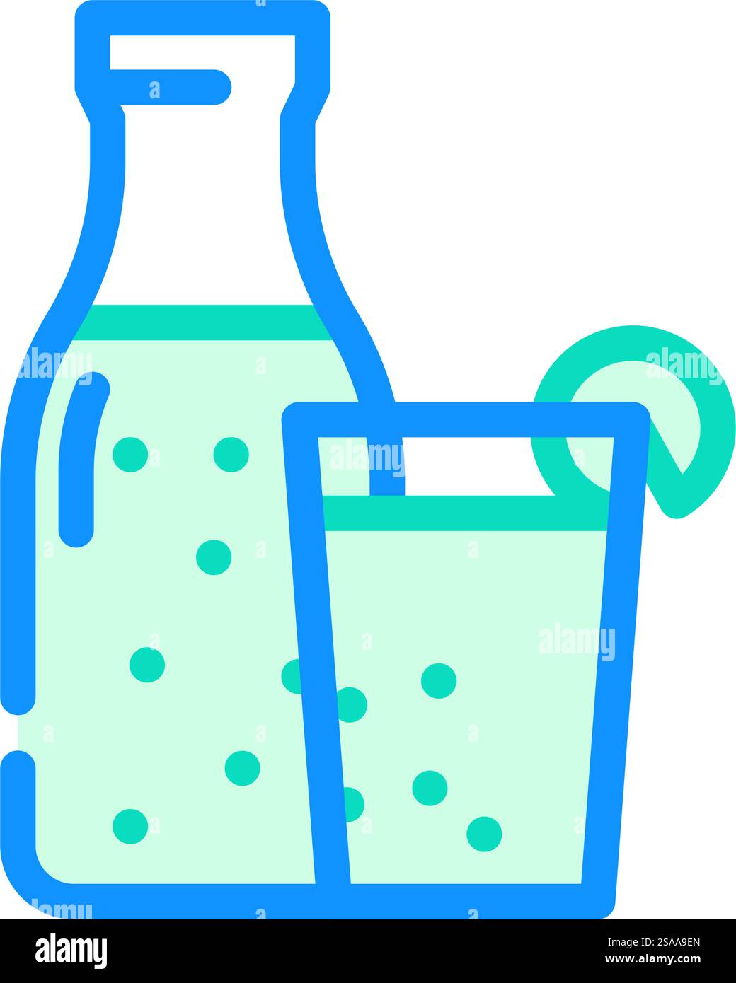 green smoothie vegan food color icon vector. green smoothie vegan food ...