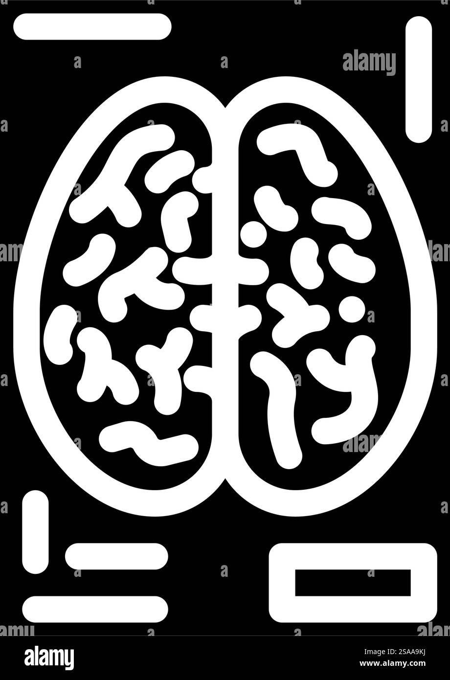 pet scan cancer treatment glyph icon vector. pet scan cancer treatment ...