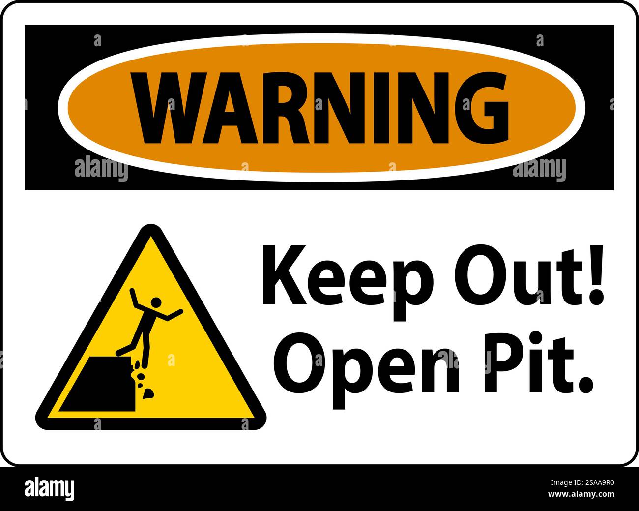 Warning step up sign Stock Vector Images - Alamy