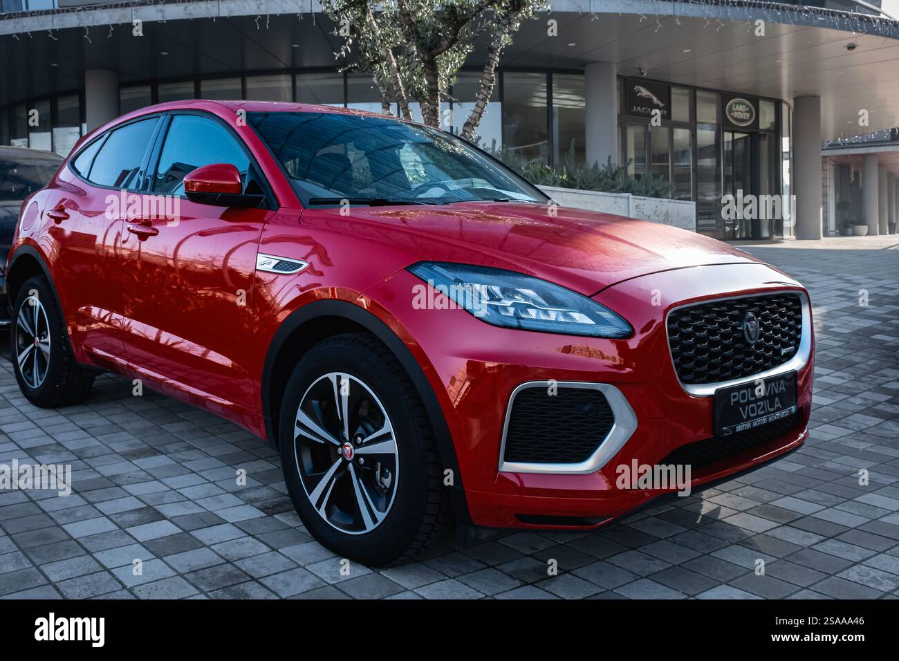 Compact luxury crossover SUV made by British car manufacturer Jaguar. A ...