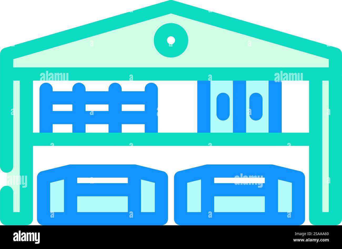 concession shop color icon vector. concession shop sign. isolated ...