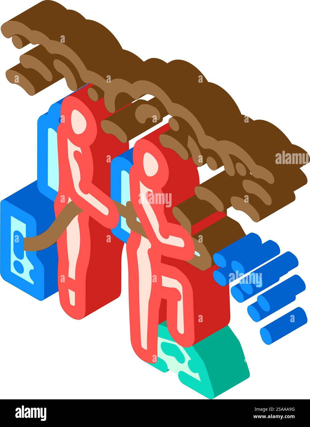 emergency rescue team isometric icon vector. emergency rescue team sign ...