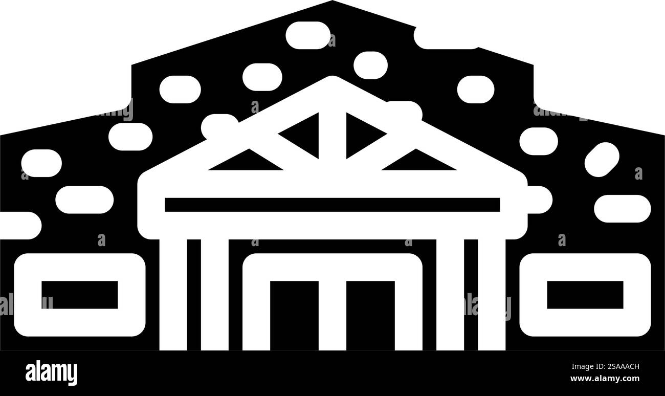 cash and carry glyph icon vector. cash and carry sign. isolated symbol ...