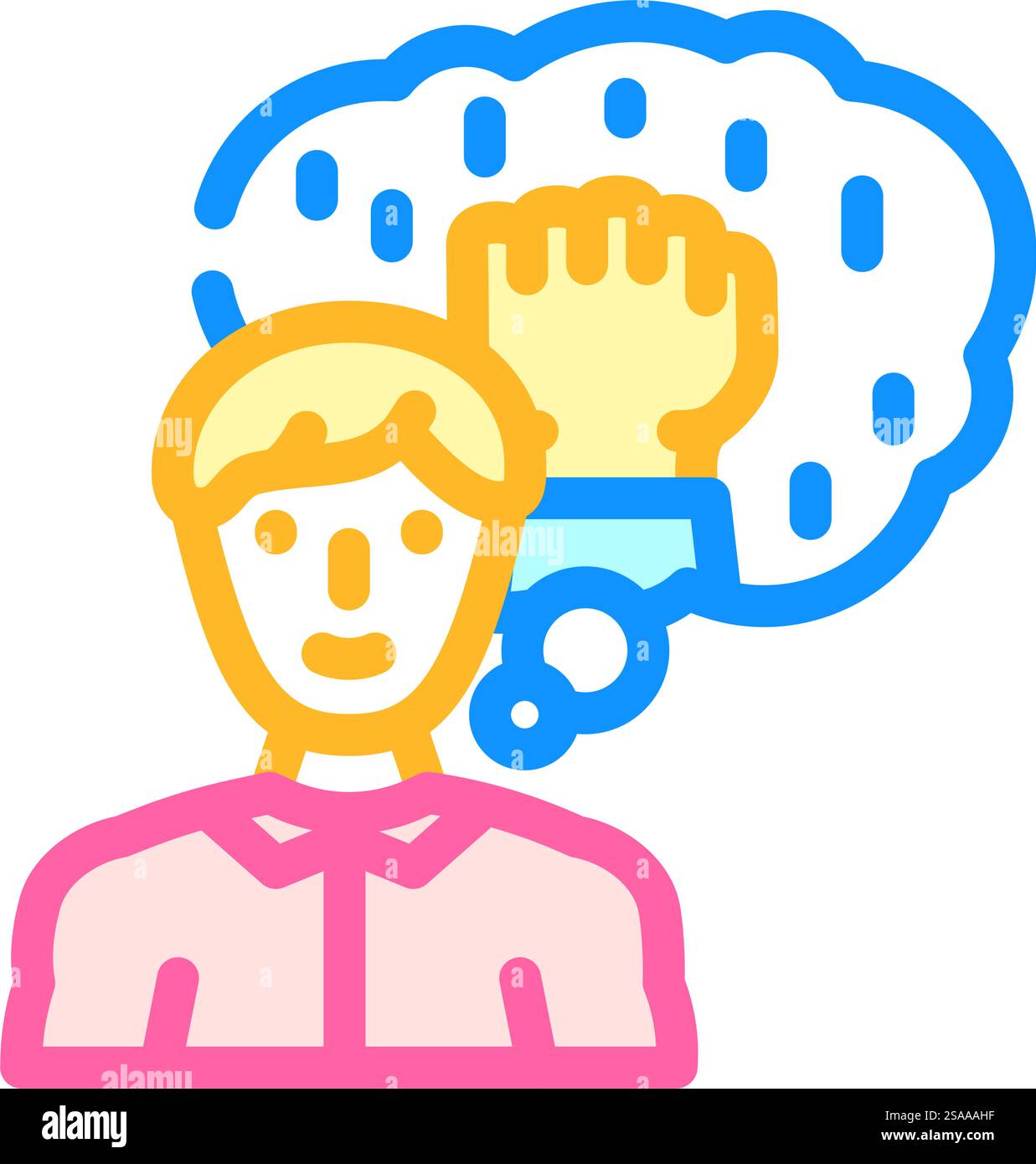 determination success life color icon vector. determination success ...