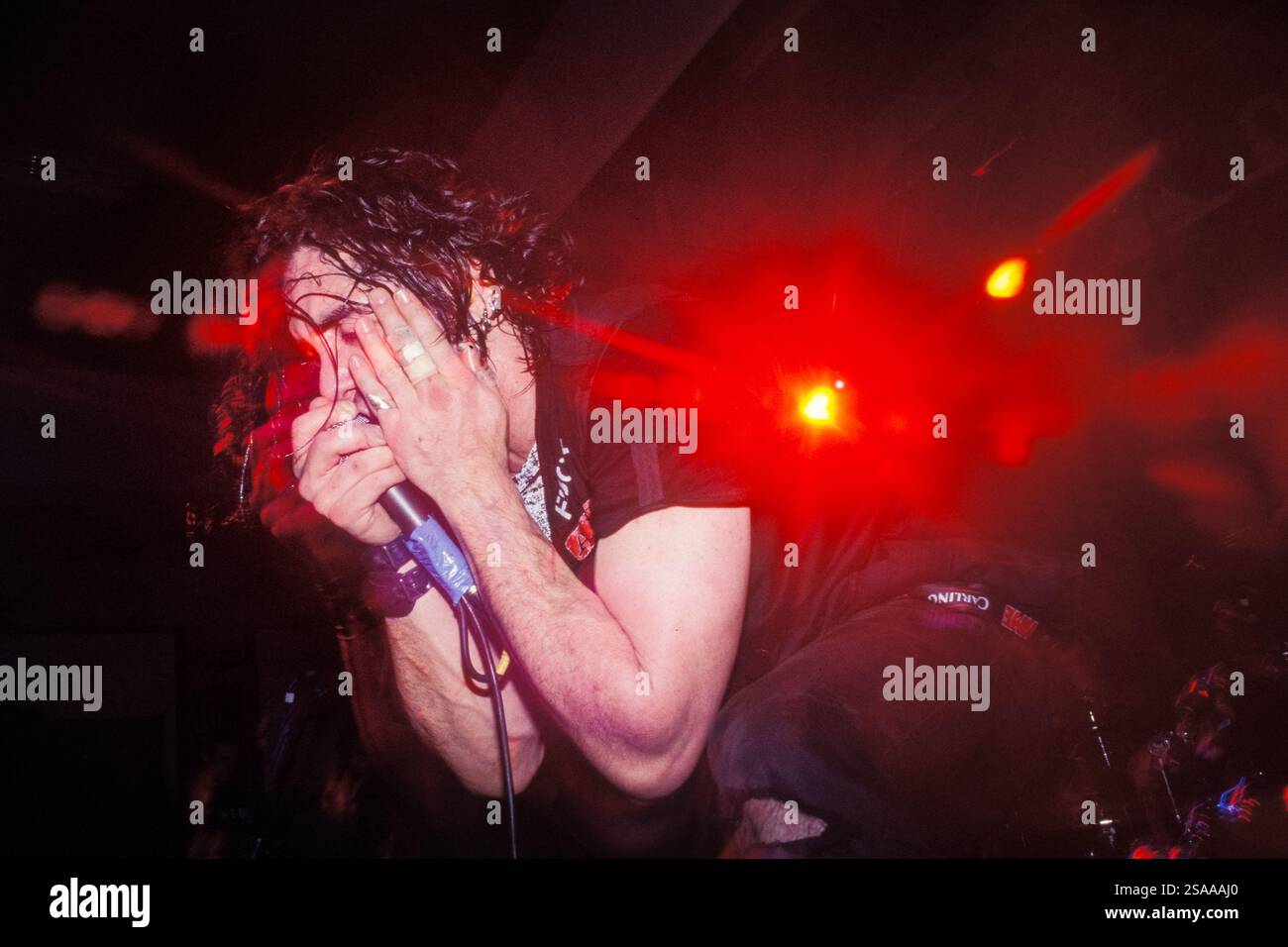 CASEY CHAOS, AMEN, NME TOUR, 2001: Casey Chaos (1965-2024) the singer ...