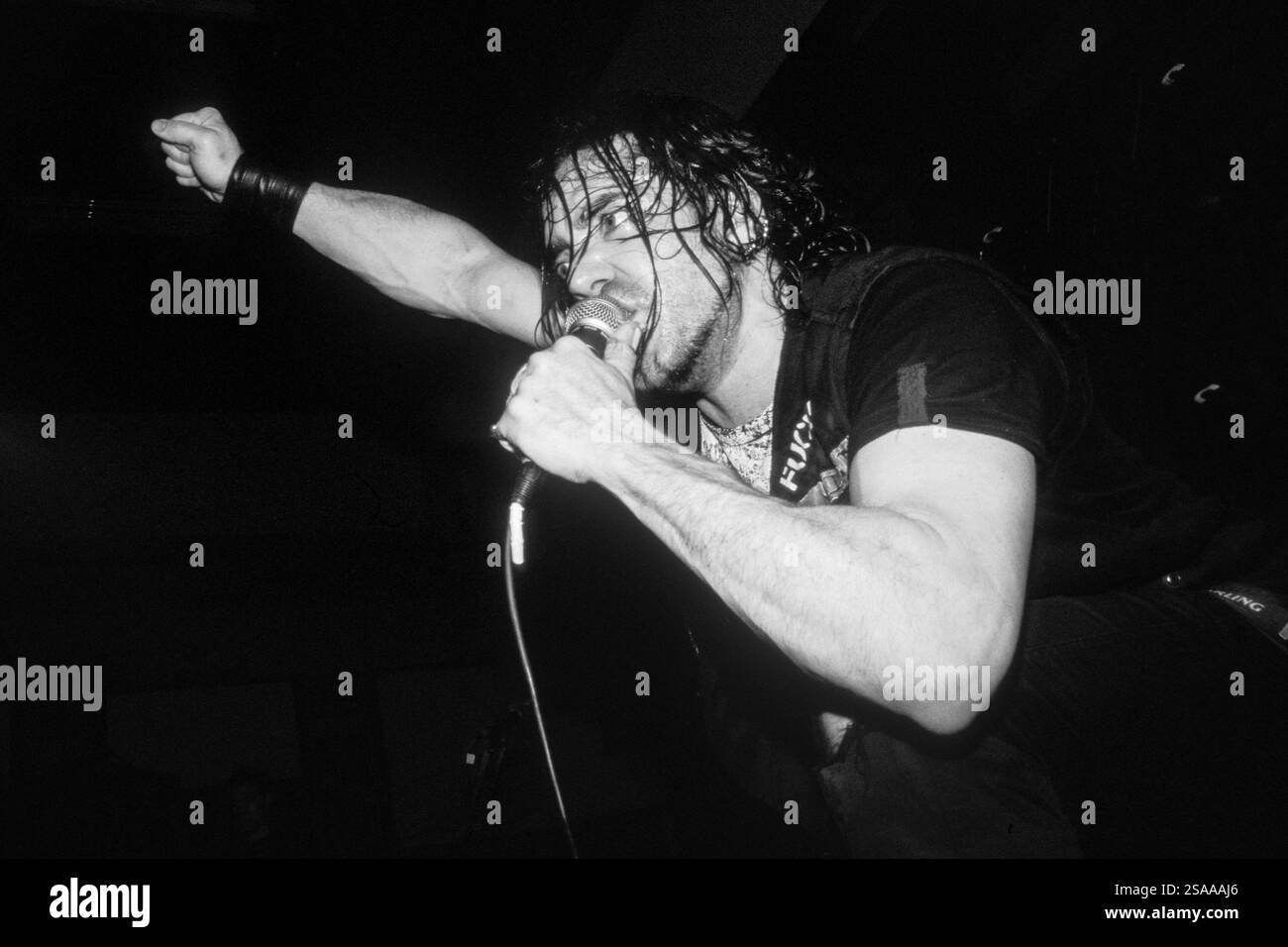 American hardcore punk band Black and White Stock Photos & Images - Alamy