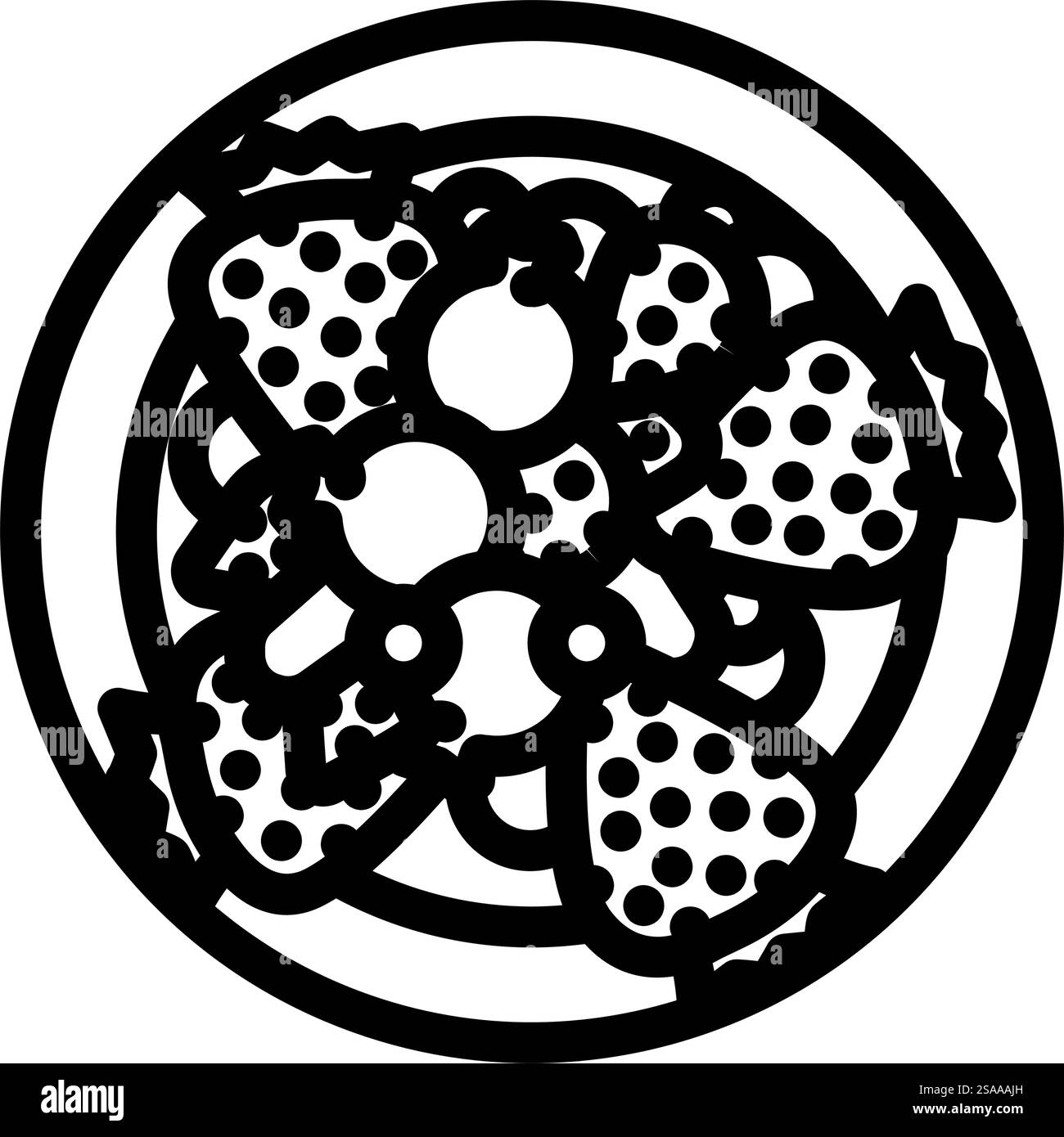 berry mix raw foodist line icon vector. berry mix raw foodist sign ...