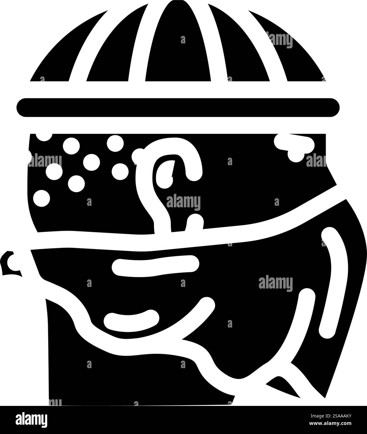 fraud crime glyph icon vector. fraud crime sign. isolated symbol ...