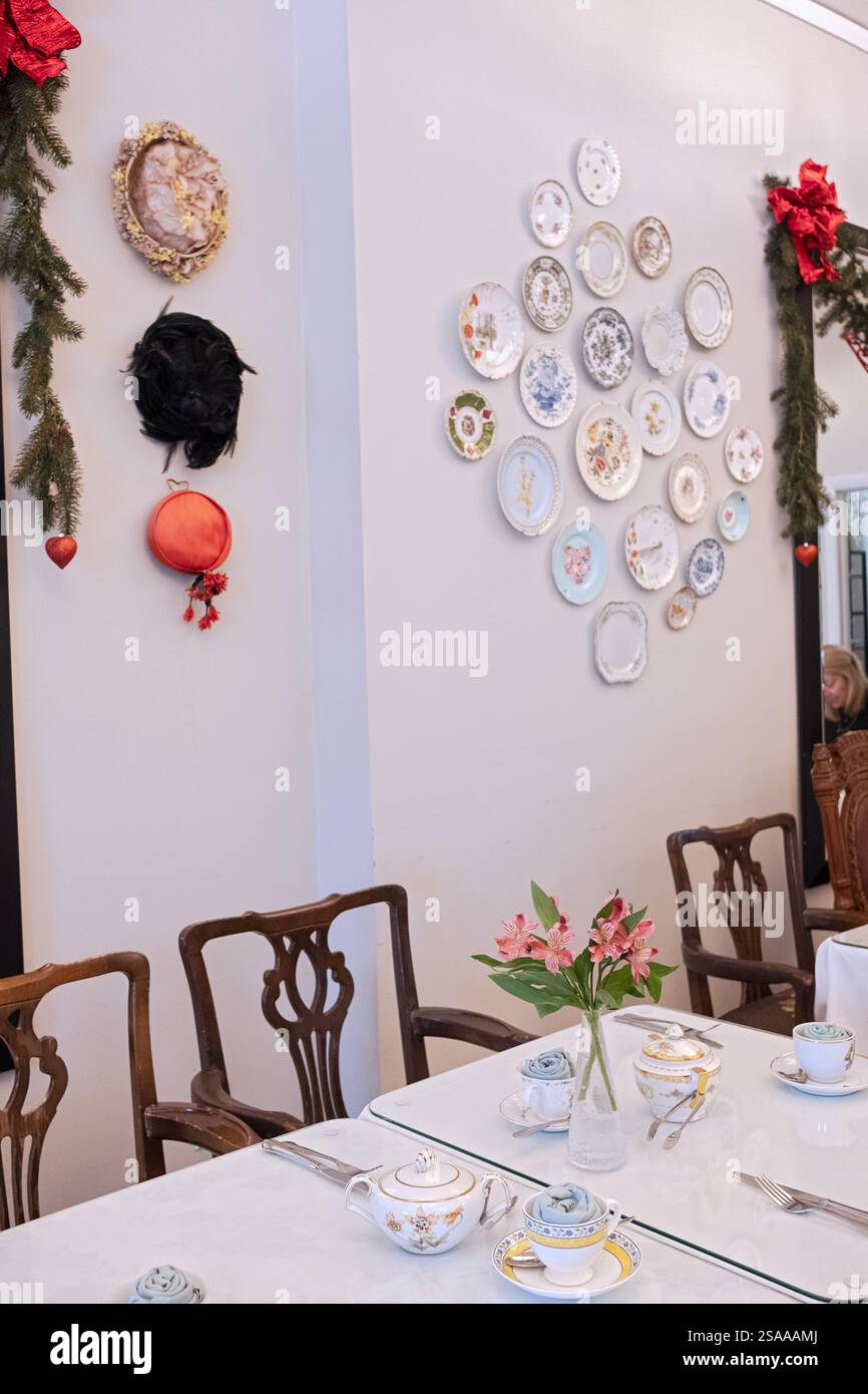 The interior of Florrie Kaye's Tea Room in Carmel Hamlet with a lovely ...