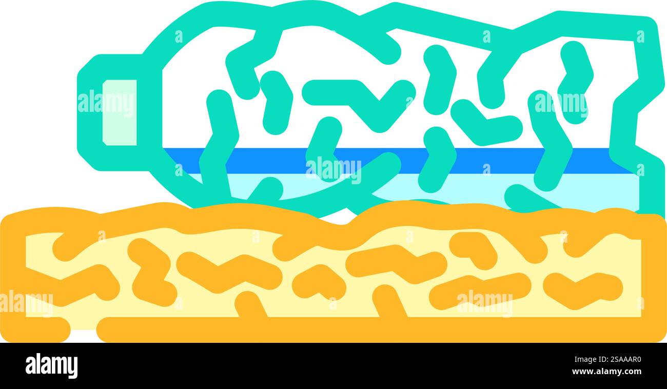 scarcity water saving color icon vector. scarcity water saving sign ...