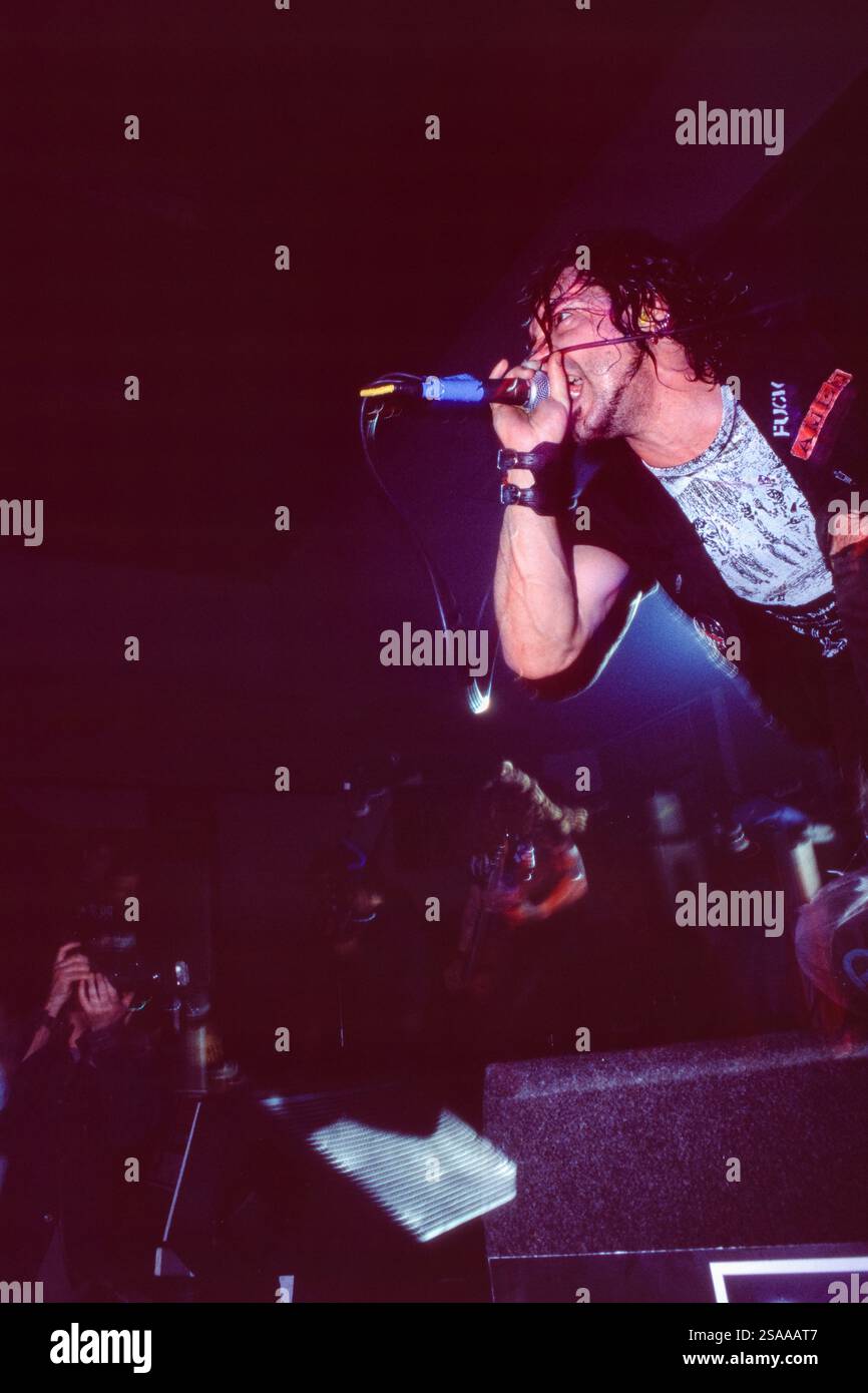 CASEY CHAOS, AMEN, NME TOUR, 2001: Casey Chaos (1965-2024) the singer ...