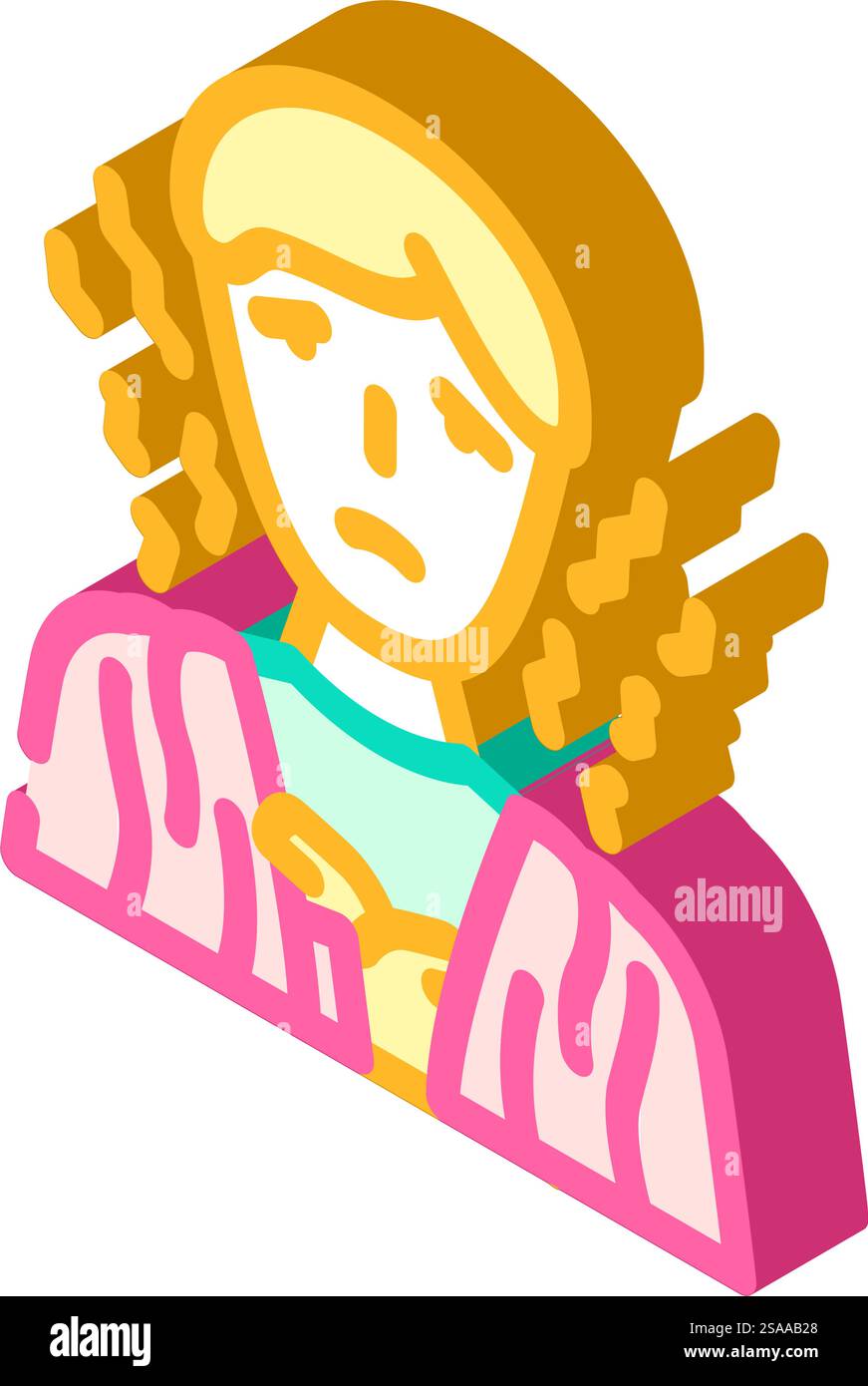 fever chills disease symptom isometric icon vector. fever chills ...