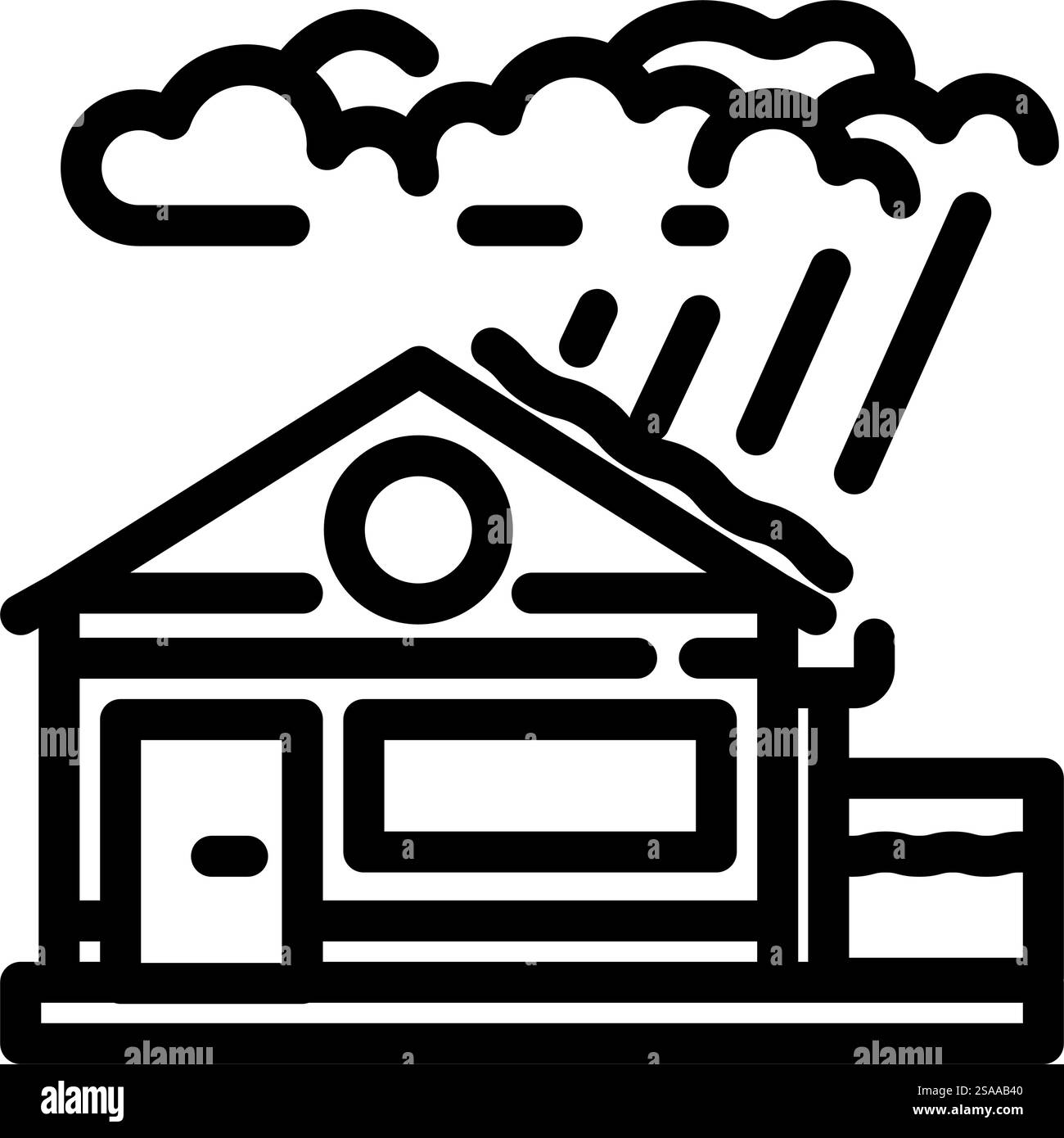 rainwater harvesting green building line icon vector. rainwater ... rainwater harvesting green building line icon vector. rainwater ...