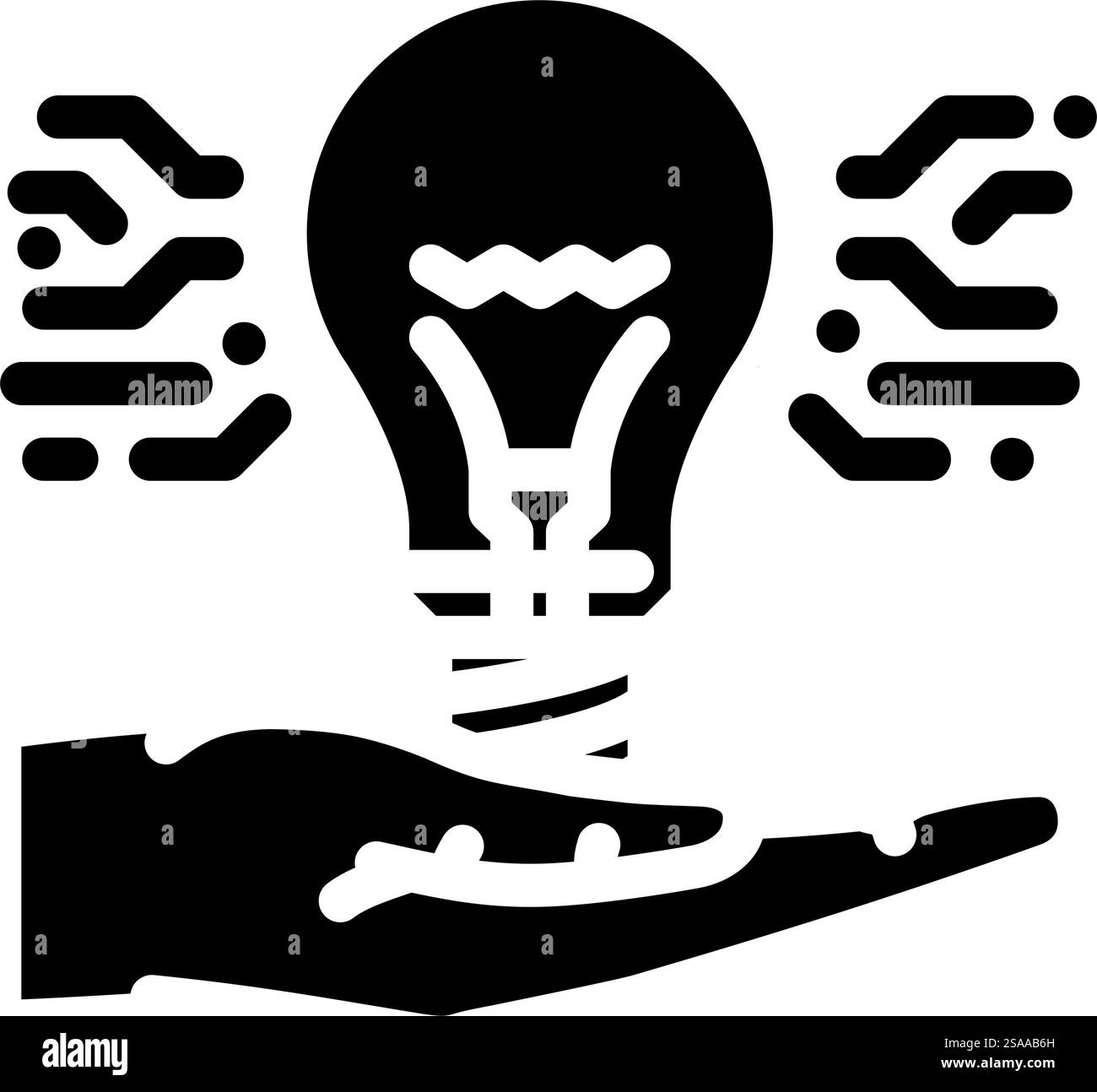 innovation success life glyph icon vector. innovation success life sign ...
