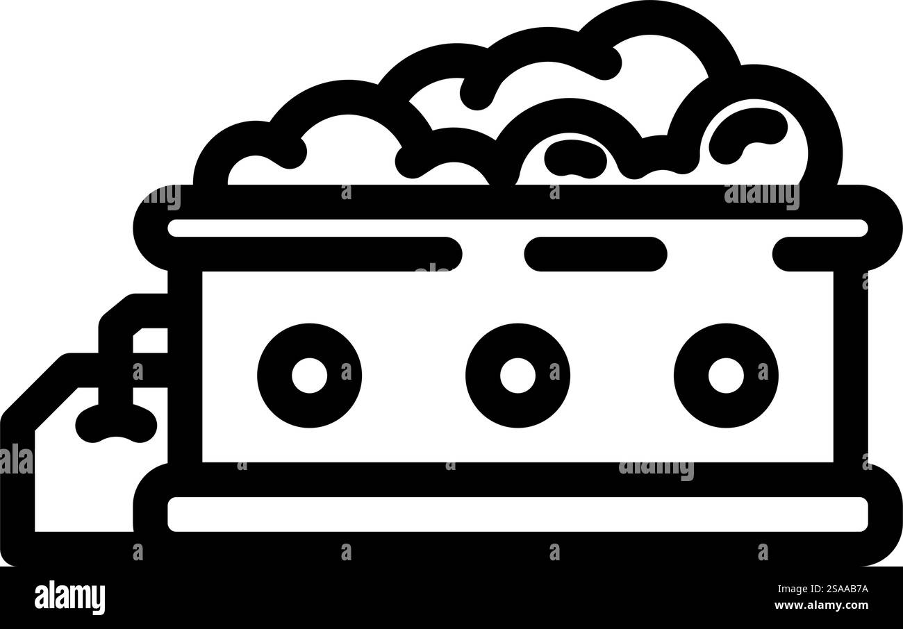 jacuzzi spa therapy treatment line icon vector. jacuzzi spa therapy ...