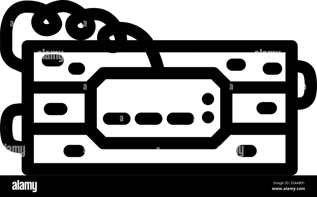 terrorism crime line icon vector. terrorism crime sign. isolated ...