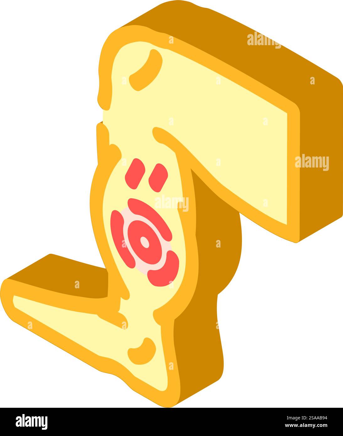 strains household injury accident isometric icon vector. strains ...