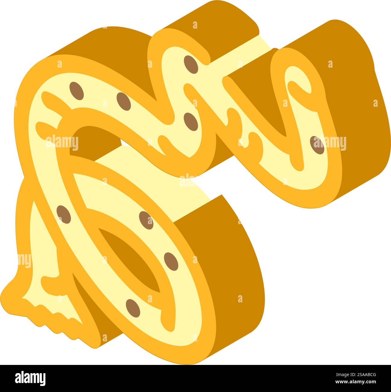 parasite worm isometric icon vector. parasite worm sign. isolated ...