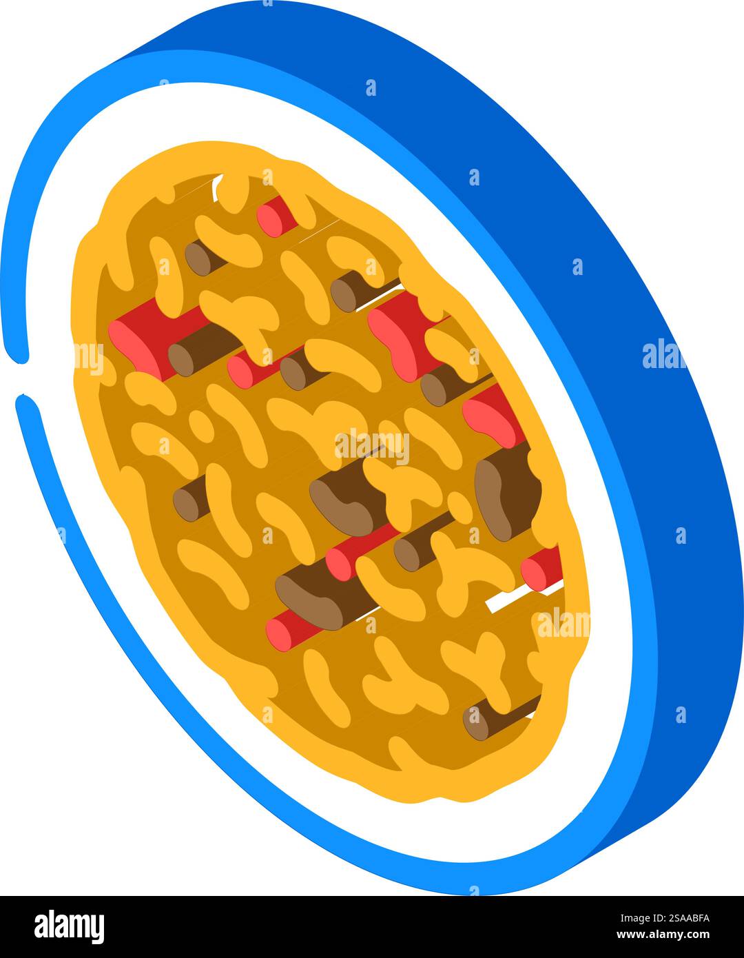 granola raw foodist isometric icon vector. granola raw foodist sign ...