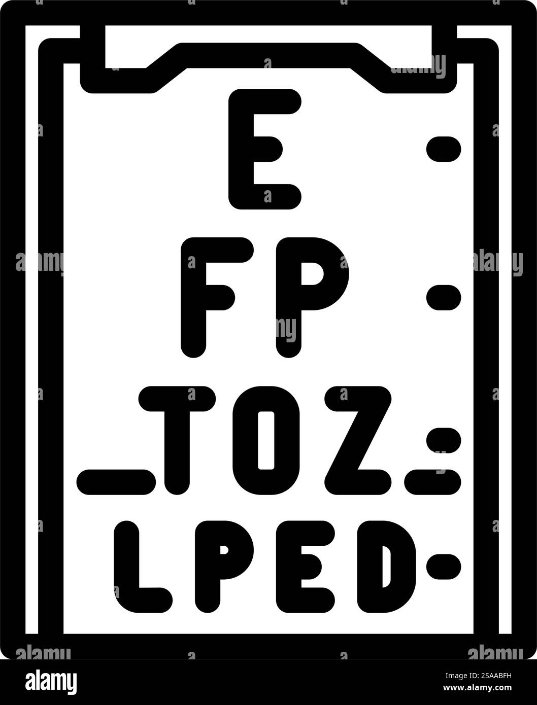 changes vision disease symptom line icon vector. changes vision disease ...