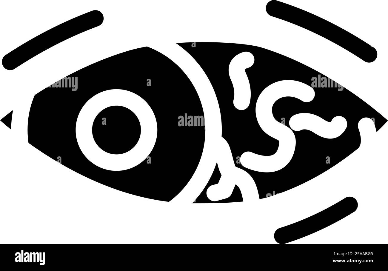 human body worm parasite glyph icon vector. human body worm parasite ...