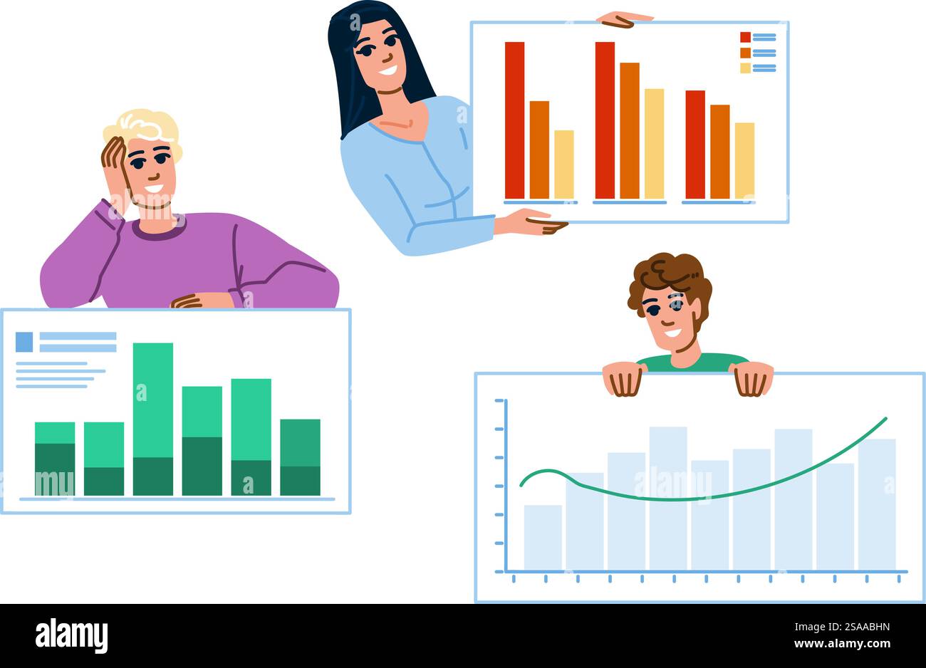 planner time management chart vector. calendar line, organizer ...