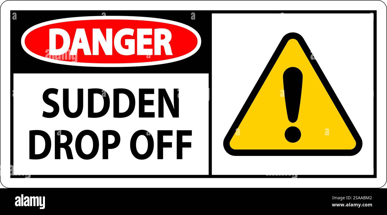 Danger deep drop Stock Vector Images - Alamy