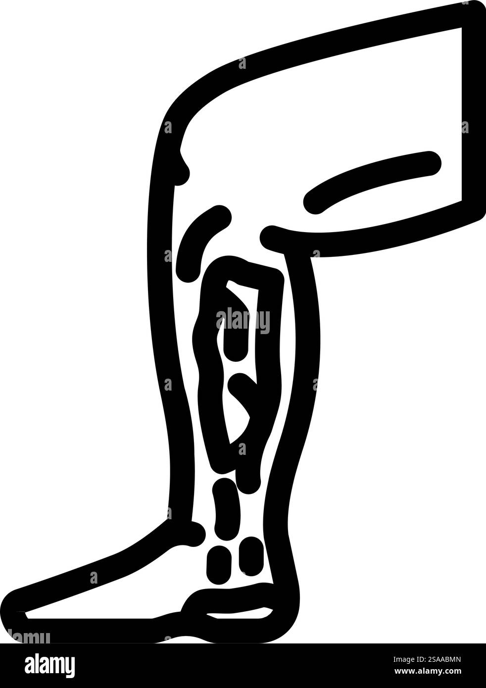 lacerations household injury accident line icon vector. lacerations ...