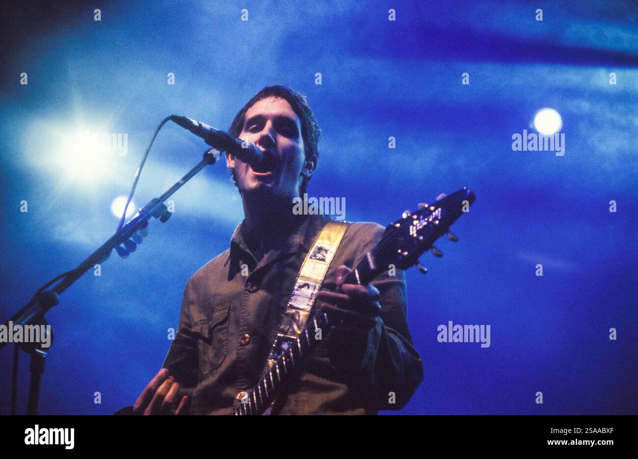 TIM WHEELER, ASH, CONCERT, 1996: Tim Wheeler of the indie rock band Ash ...