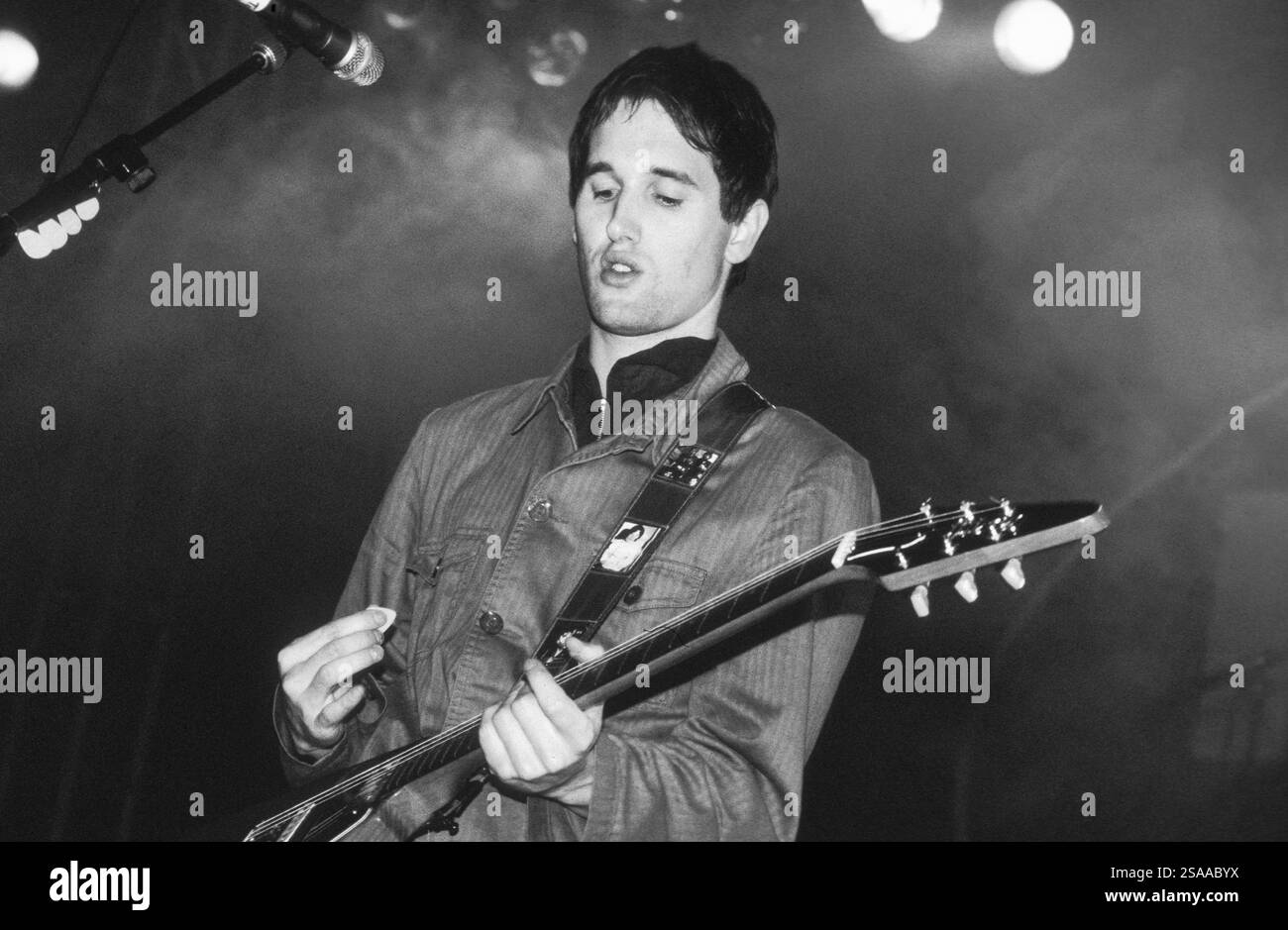 TIM WHEELER, ASH, CONCERT, 1996: Tim Wheeler of the indie rock band Ash ...