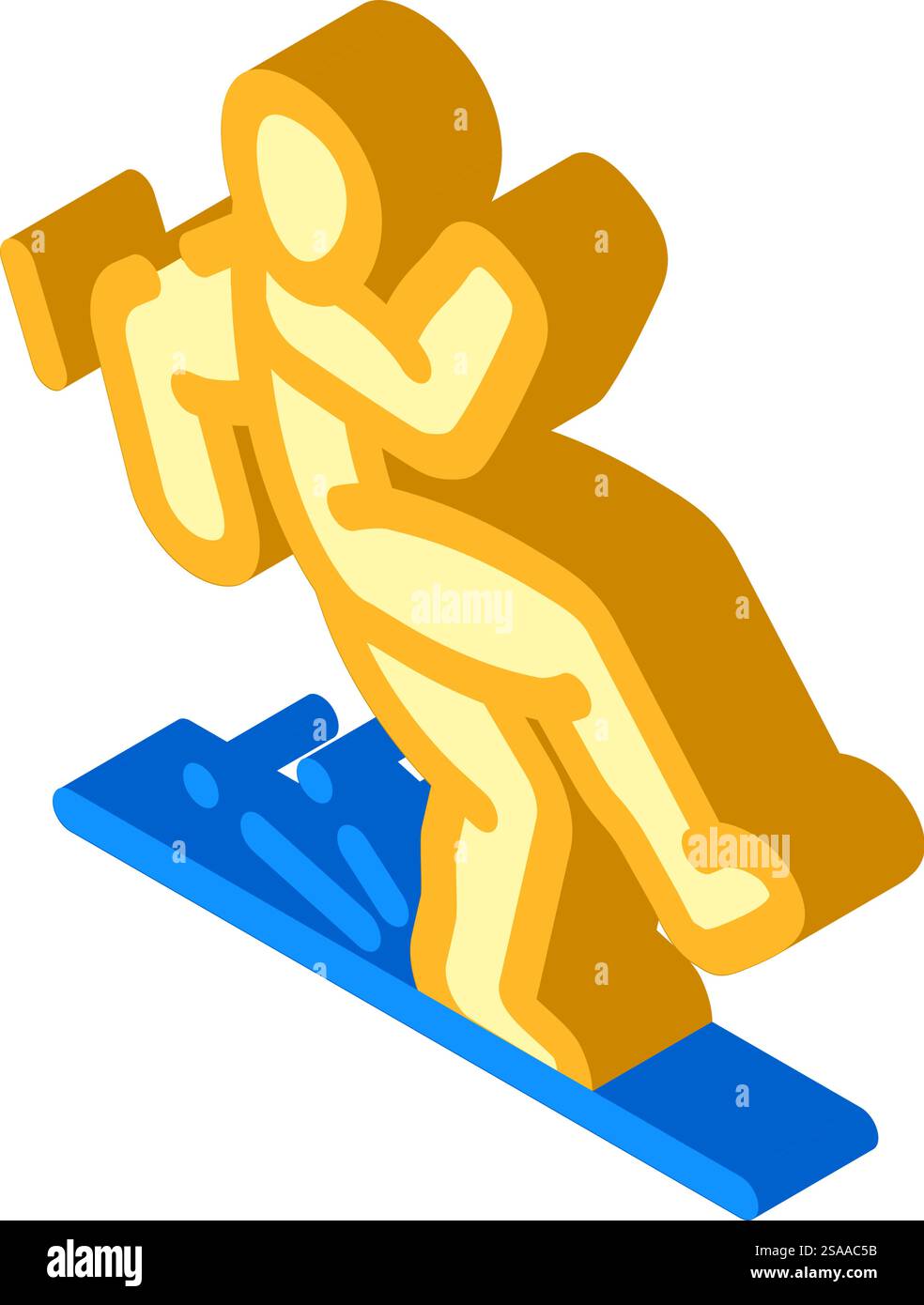 compression injuries isometric icon vector. compression injuries sign ...
