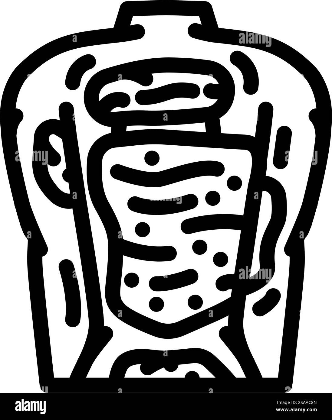 mud wrap spa therapy treatment line icon vector. mud wrap spa therapy ...