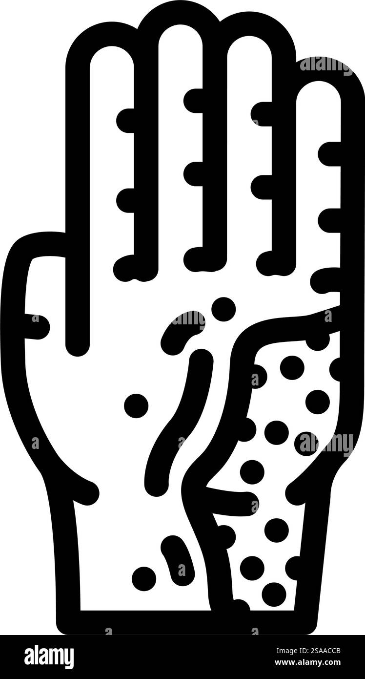 abrasions household injury accident line icon vector. abrasions ...