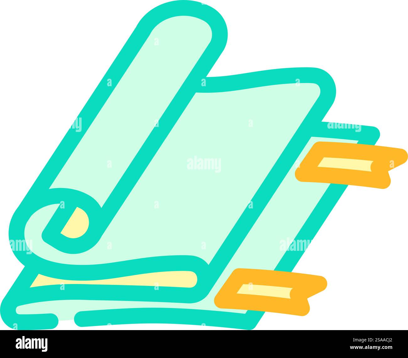 yoga mat fitness tool color icon vector. yoga mat fitness tool sign ...