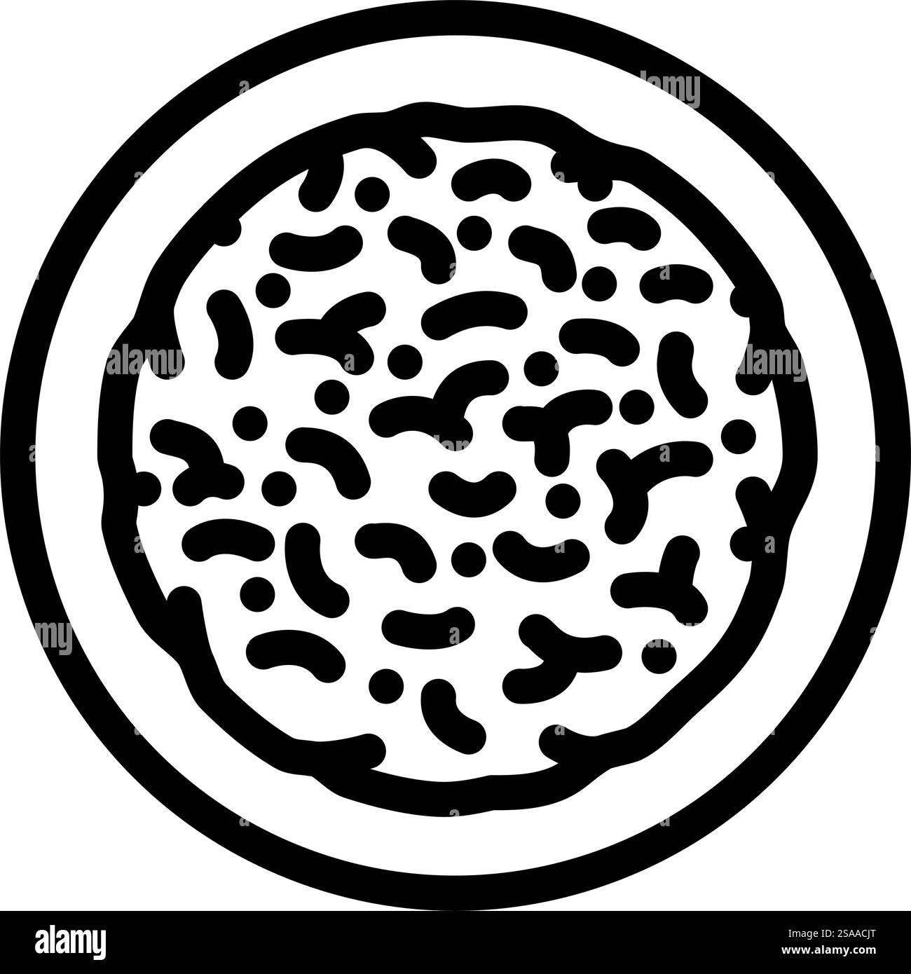 granola raw foodist line icon vector. granola raw foodist sign ...