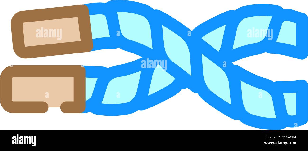 battle ropes fitness tool color icon vector. battle ropes fitness tool ...