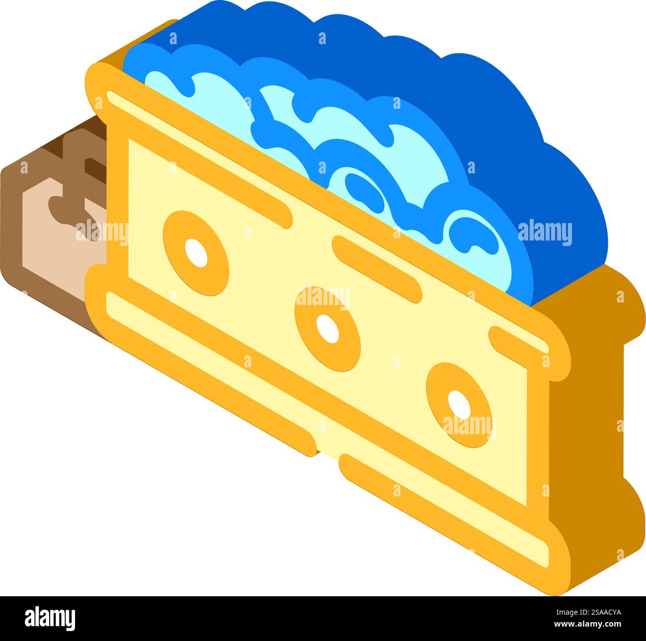 jacuzzi spa therapy treatment isometric icon vector. jacuzzi spa ...
