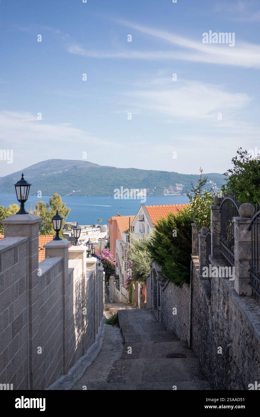 Old town in Herceg Novi, Montenegro, Balkans, Europe Stock Photo - Alamy