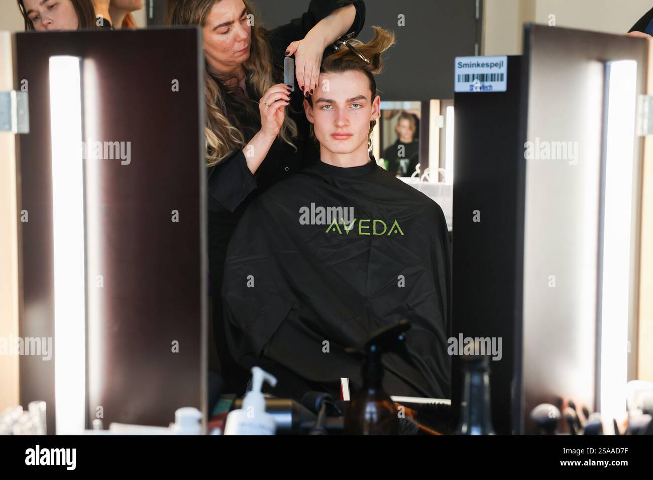 Copenhagen, Denmark. Wednesday January 29th, 2025. Backstage at the ...