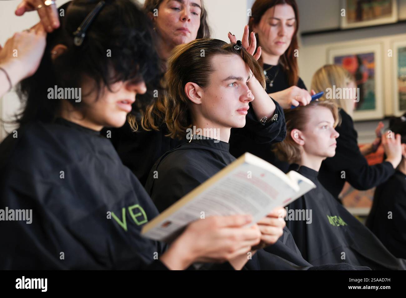 Copenhagen, Denmark. Wednesday January 29th, 2025. Backstage at the ...
