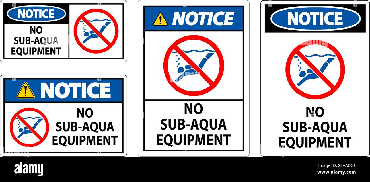 National water safety signs Stock Vector Images - Alamy