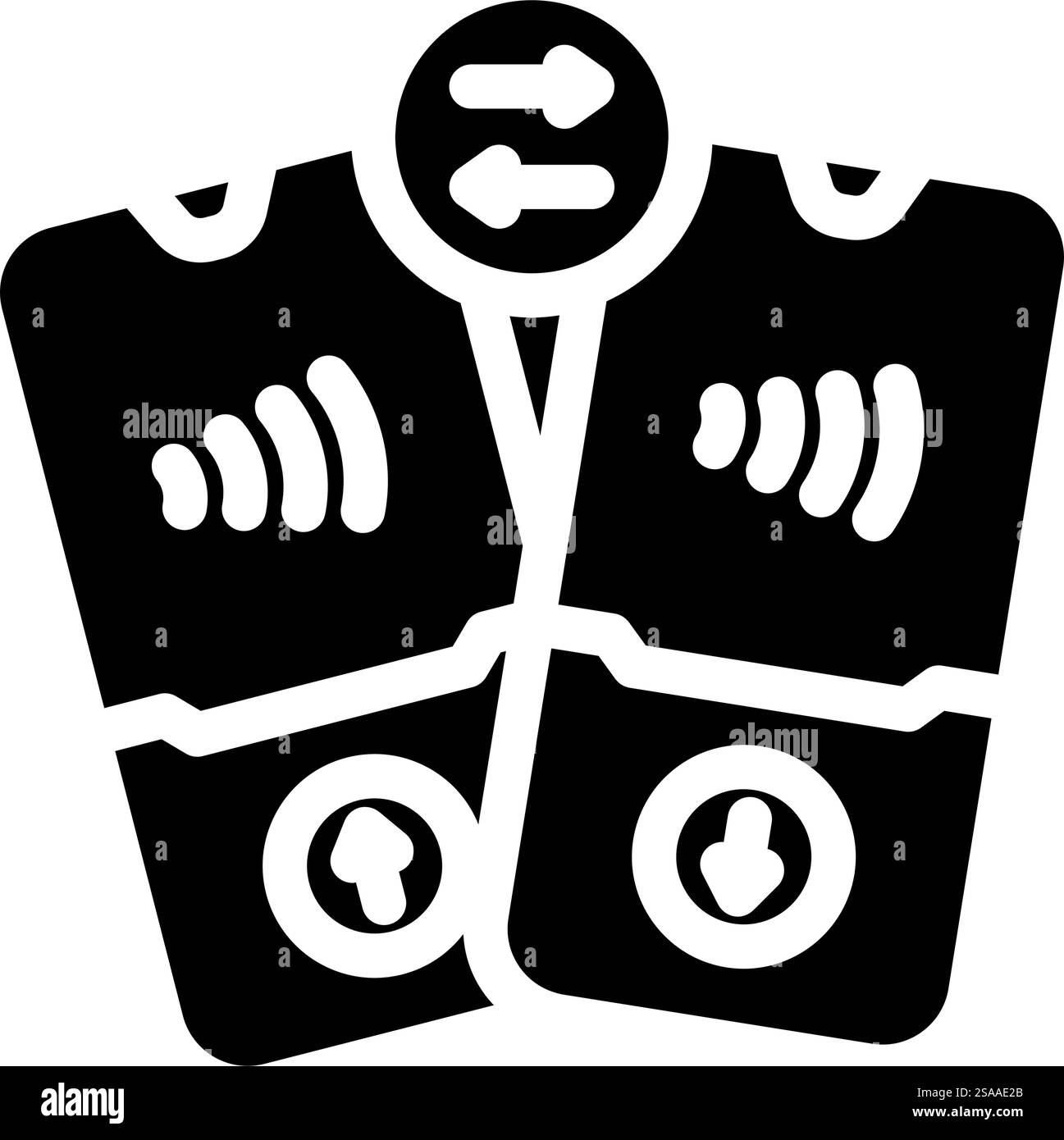 nfc transfer technology glyph icon vector. nfc transfer technology sign ...