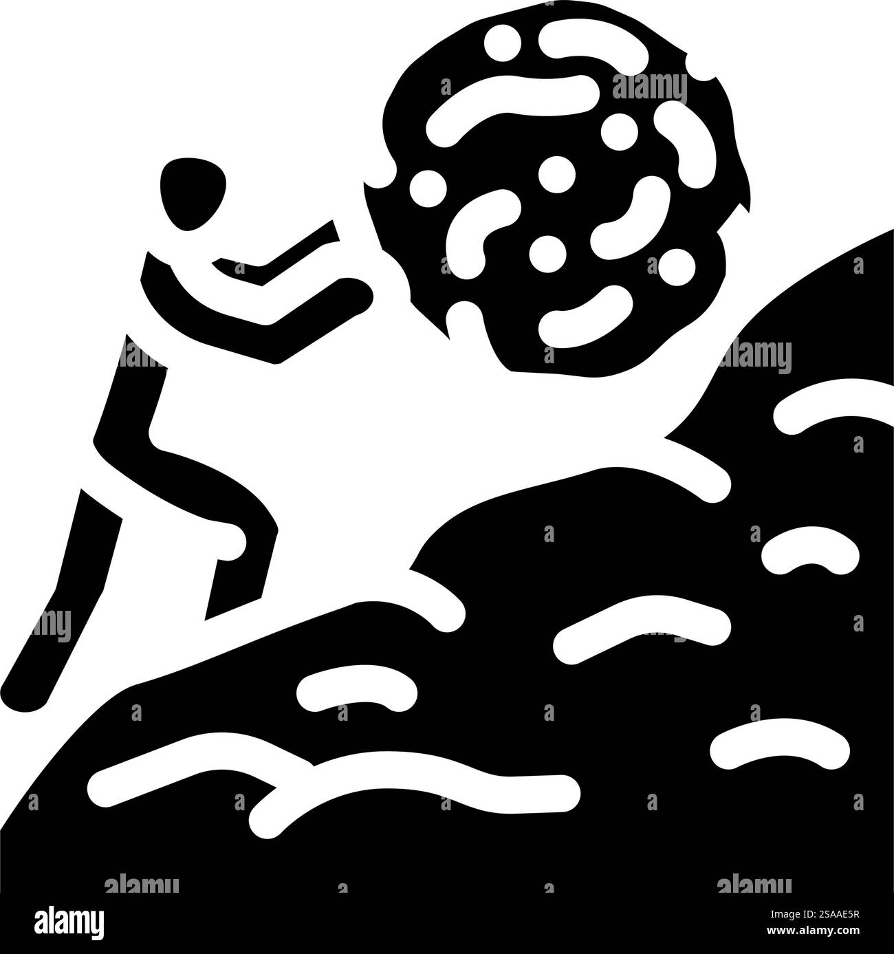 persistence success life glyph icon vector. persistence success life ...