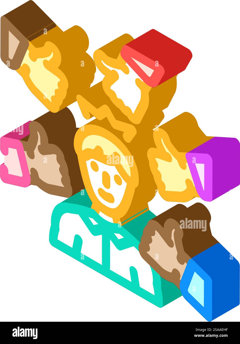 recognition success life isometric icon vector. recognition success ...