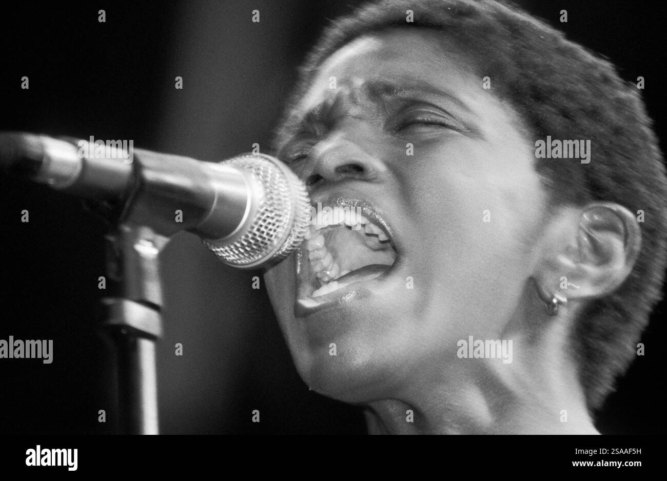 CARLEEN ANDERSON, CONCERT, 1998: Soul singer Carleen Anderson playing ...
